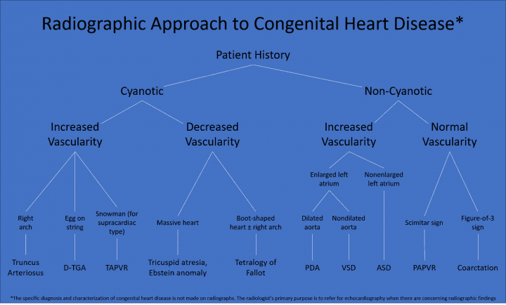 Chest Radiograph Congenital Heart Disease Algorithm | CaseStacks.com
